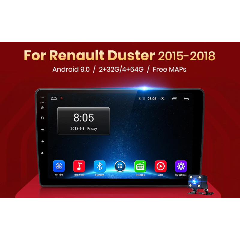 Radio Navegador Android para Renault Dacia Duster (2015-2018) Elección ...