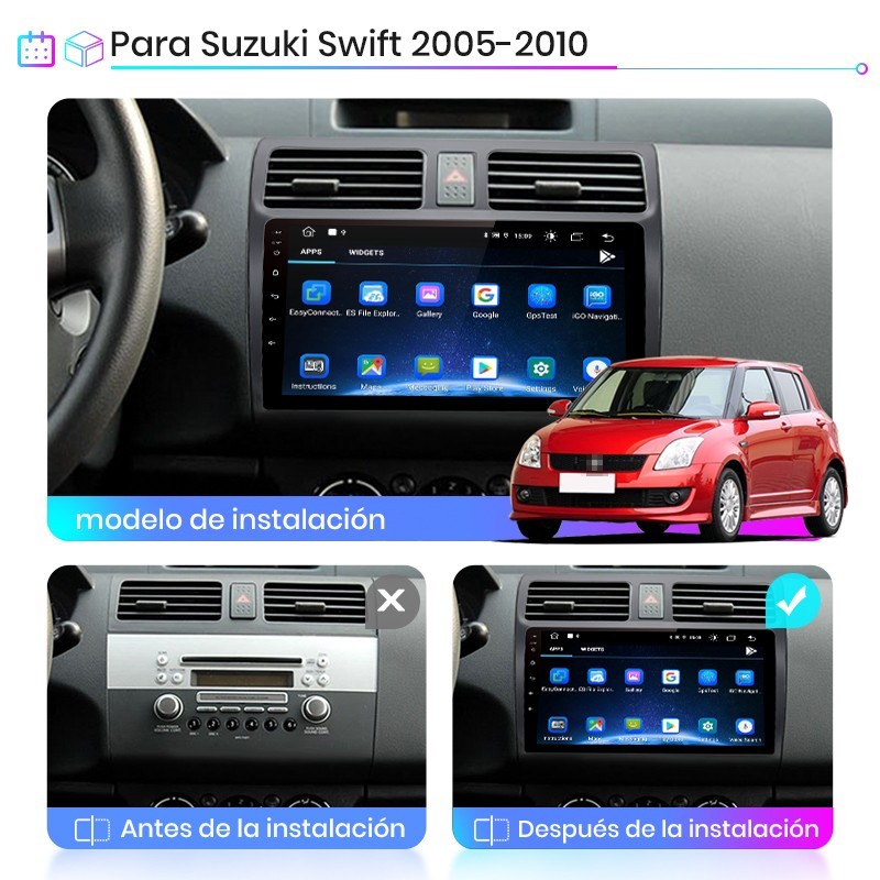 Radio Navegador Android para Suzuki Swift (2005-2010) Elección SWIFT ...