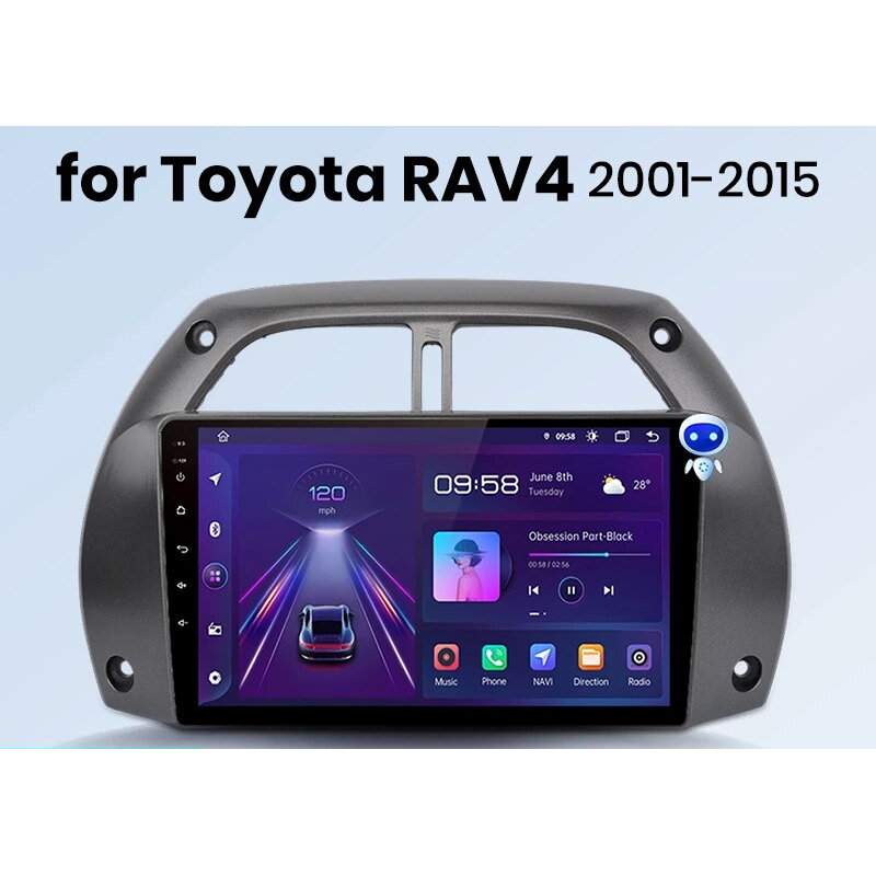 Radio Navegador Android para Toyota RAV4 (2001-2015) Elección 4G-WIFI 8 ...