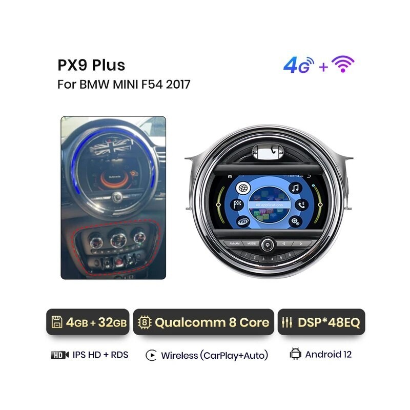 Pantalla Android para MINI F54 F55 F56 F57 F58 NBT EVO (2014-2022 ...