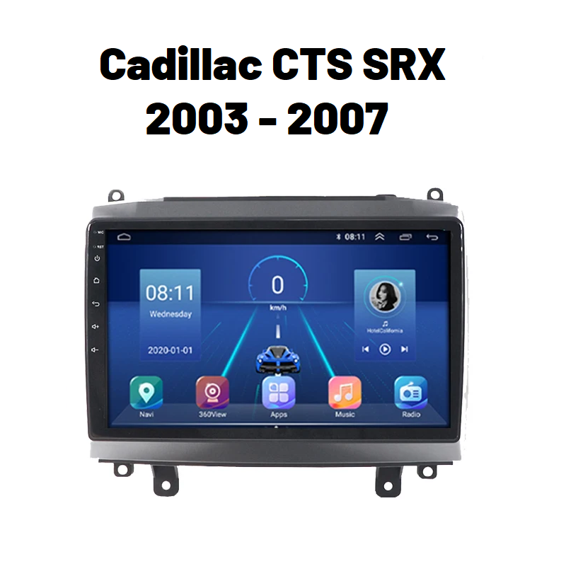Radio Navegador Android para Cadillac CTS SRX Modelo 4G (2GB-32GB)