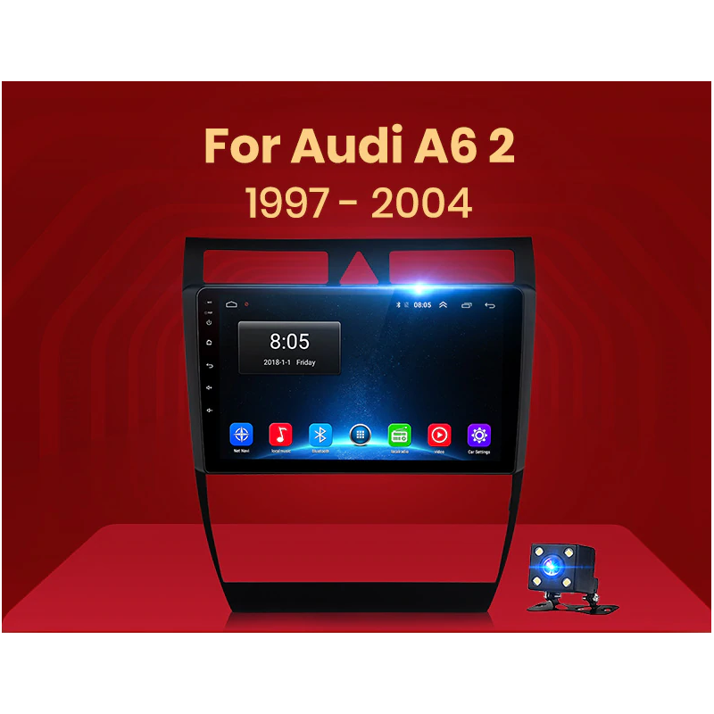 Radio Navegador Android para Audi A6 (1997-2004) Elección 4G 2-32G